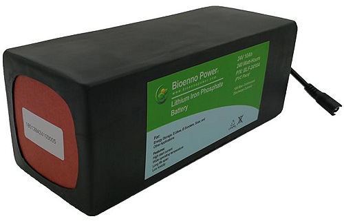 LiFePO4 24 Volt 10Ah Battery - ElectricScooterParts.com