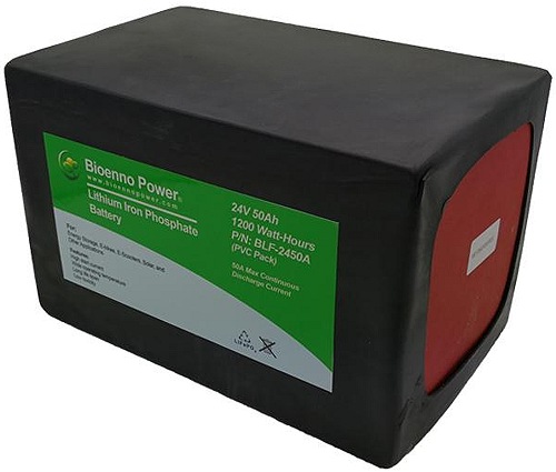 LiFePO4 24 Volt 50Ah Battery - ElectricScooterParts.com
