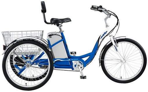 eZip TriCruiser 3-Wheel Electric Tricycle Parts - ElectricScooterParts.com