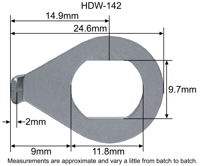 Front Axle Retainer for 12mm Axle #HDW-142