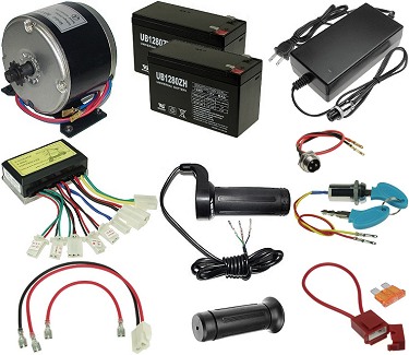 24 Volt 250 Watt Electric Scooter Kit KIT-102 - ElectricScooterParts.com